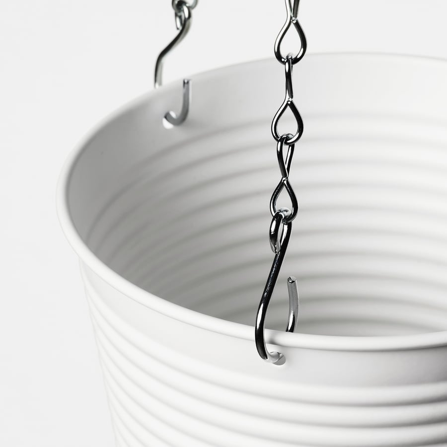 CASHEWÄPPLE hanging planter, indoor/outdoor white, 12 cm (4 ¾") - IKEA