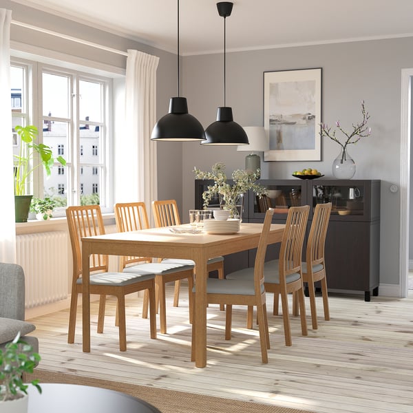 EKEDALEN / EKEDALEN Table and 6 chairs - IKEA