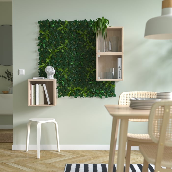 FEJKA artificial plant, wall mounted/indoor/outdoor green, 26x26 cm (10 ...