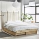 GLAMBERGET bed frame with storage and mattress - IKEA