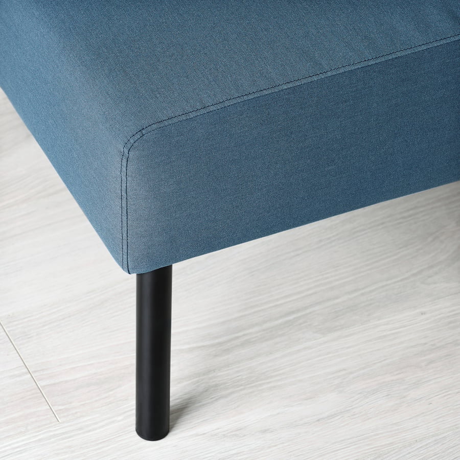 GLOSTAD ottoman, Knisa medium blue - IKEA