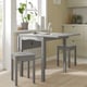 HAUGA stool, gray - IKEA