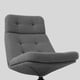 HAVBERG swivel chair, Lejde gray/black - IKEA