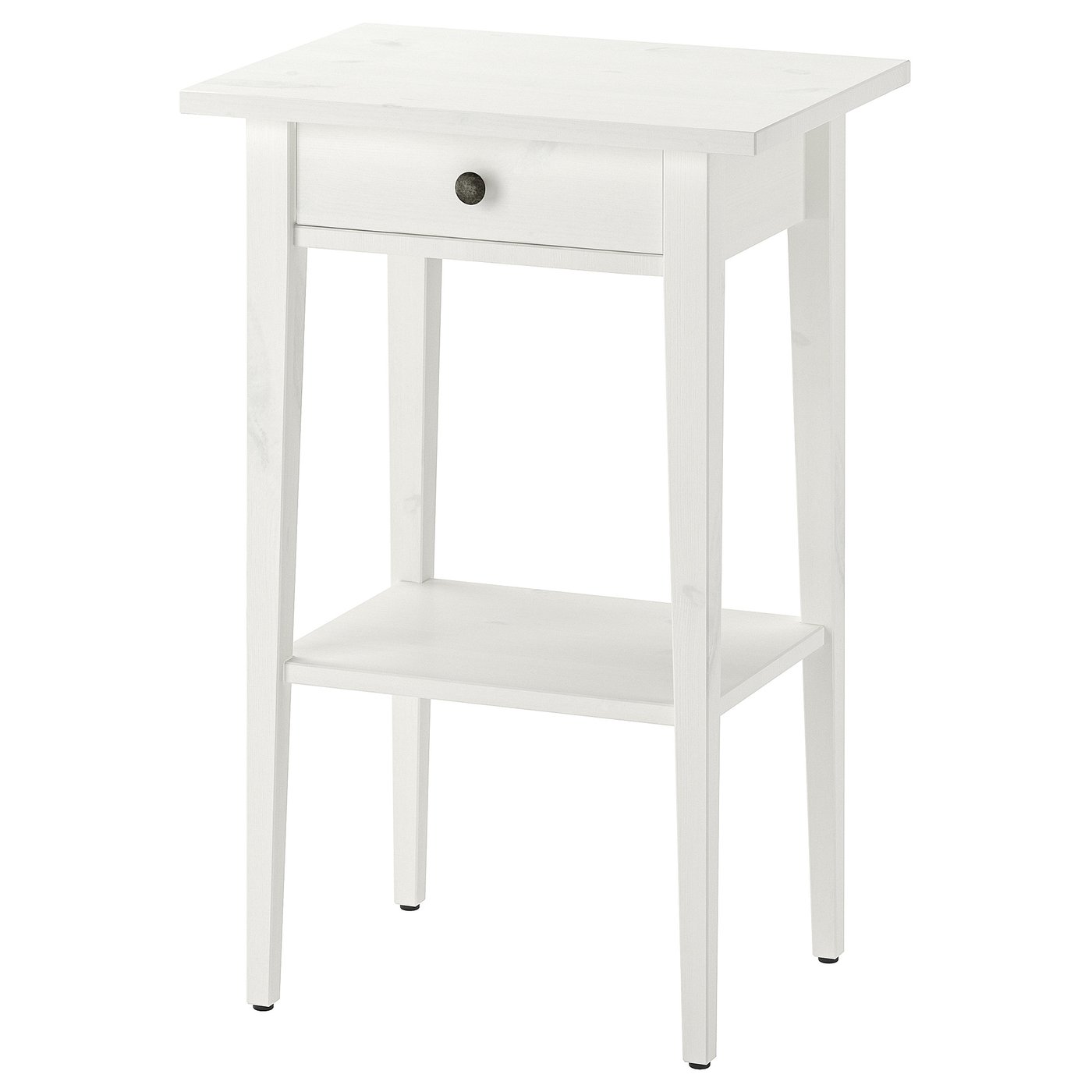 HEMNES Nightstand, white stain, 46x35 cm (181/8x133/4") - IKEA