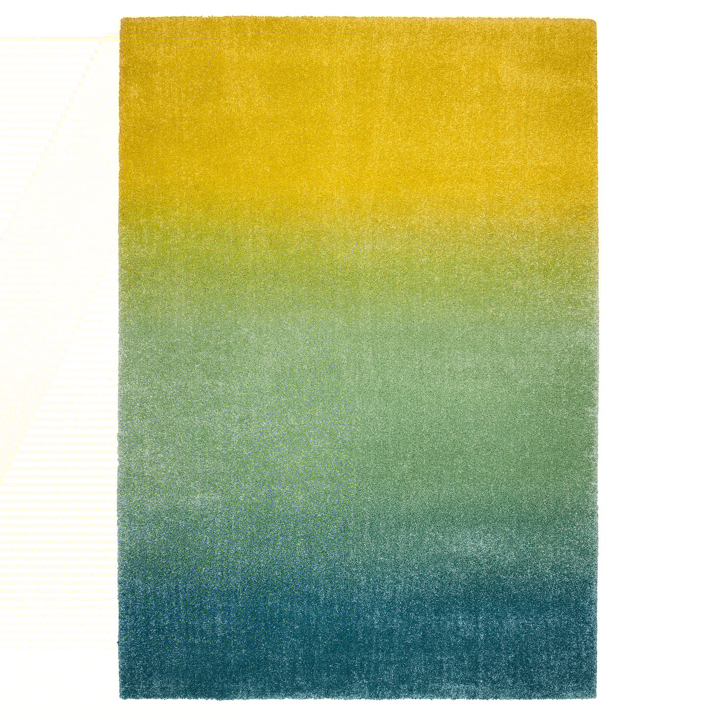 HOTELLRUM rug, high pile, blue/green yellow, 160x230 cm (5'3"x7'7") - IKEA