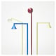 IKEA PS 2026 floor uplighter, dark red, 182 cm (72") - IKEA