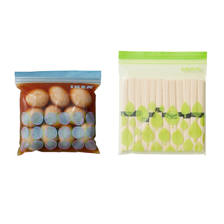 ISTAD resealable bag, assorted sizes/assorted colors, 2.5/1.2 l (3/1 qt ...