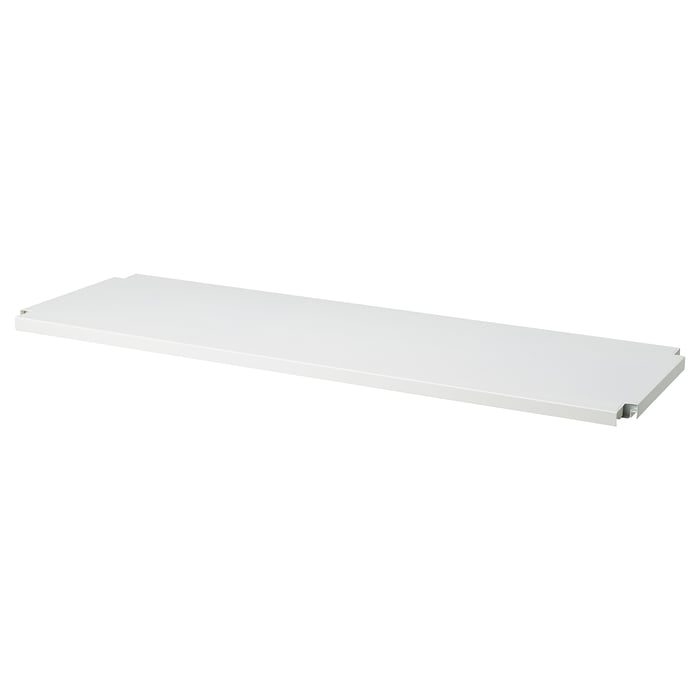IVAR shelf, white metal, 83x30 cm (33x12") - IKEA