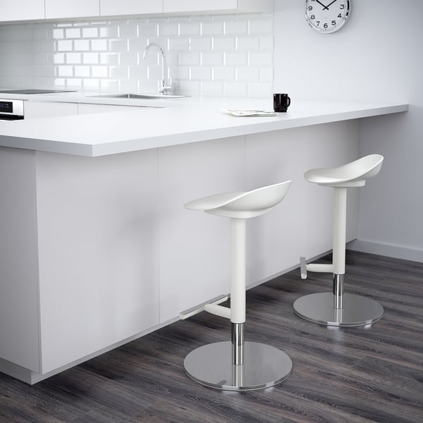 JANINGE Bar stool, white, 76 cm (297/8") - IKEA