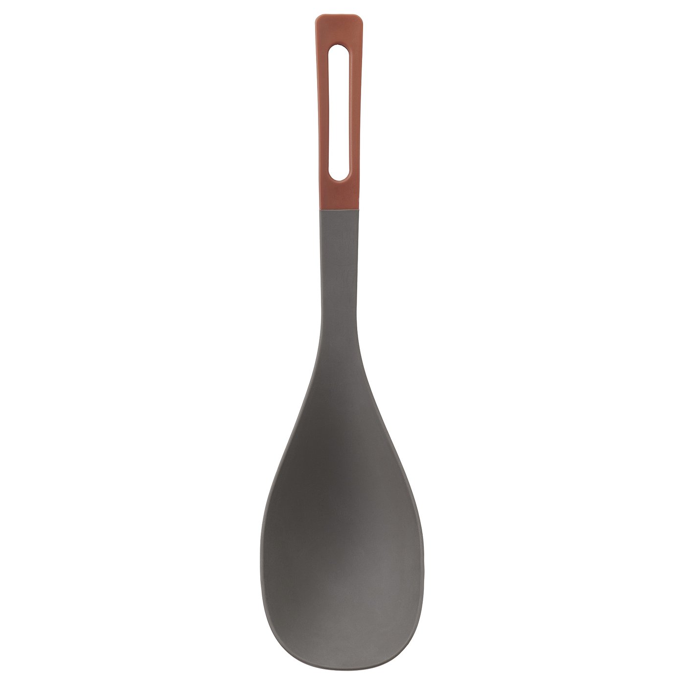 KNORRHANE deep spoon for cooking, dark gray-brown/red-brown, 31 cm (121 ...