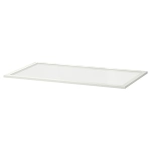 KOMPLEMENT Glass shelf, white, 100x58 cm (393/8x227/8") - IKEA