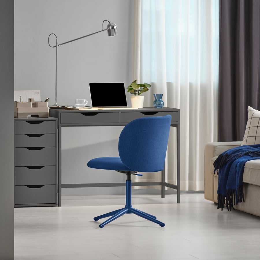 KRYLBO swivel chair, Tonerud blue - IKEA