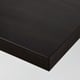 LINNMON tabletop, black-brown, 100x45 cm (393/8x173/4") - IKEA