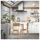 LISABO table, ash veneer, 88x78 cm (345/8x303/4") - IKEA