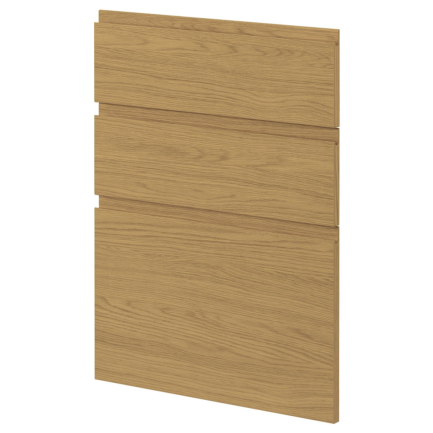 METOD 3 fronts for dishwasher, Voxtorp oak effect, 60 cm (24") - IKEA