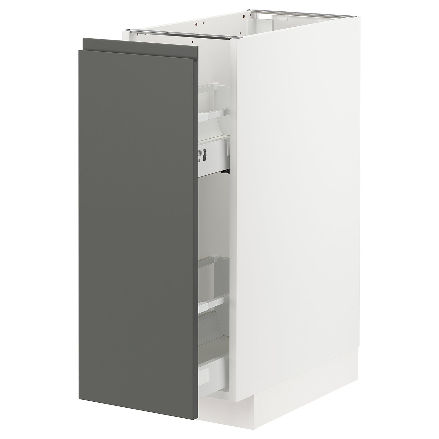METOD / MAXIMERA base cabinet w/pull-out organizers - IKEA