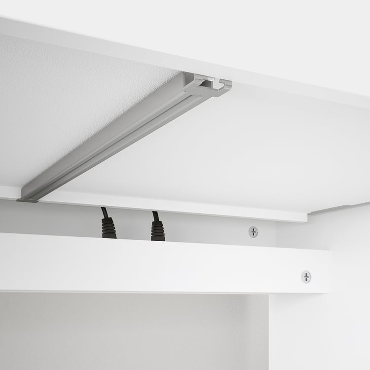MICKE desk, white, 142x50 cm (557/8x195/8") - IKEA