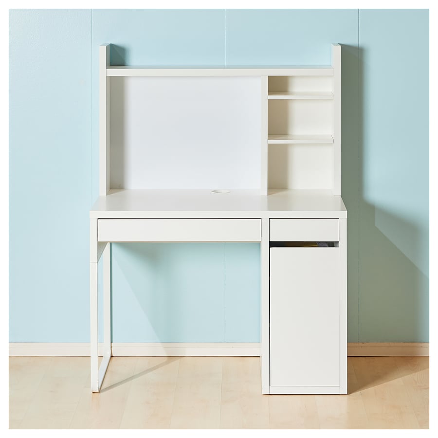 MICKE desk, white, 105x50 cm (413/8x195/8") - IKEA