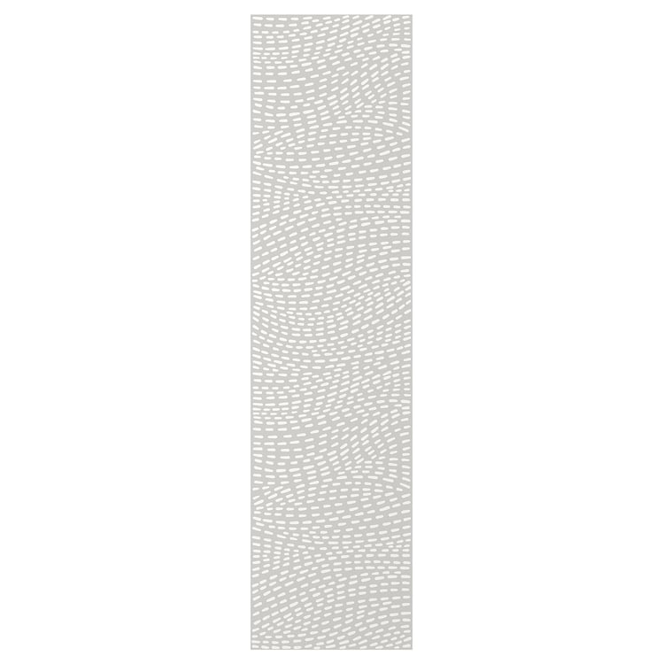 MISTUDDEN door, gray/patterned, 50x195 cm (191/2x765/8") - IKEA