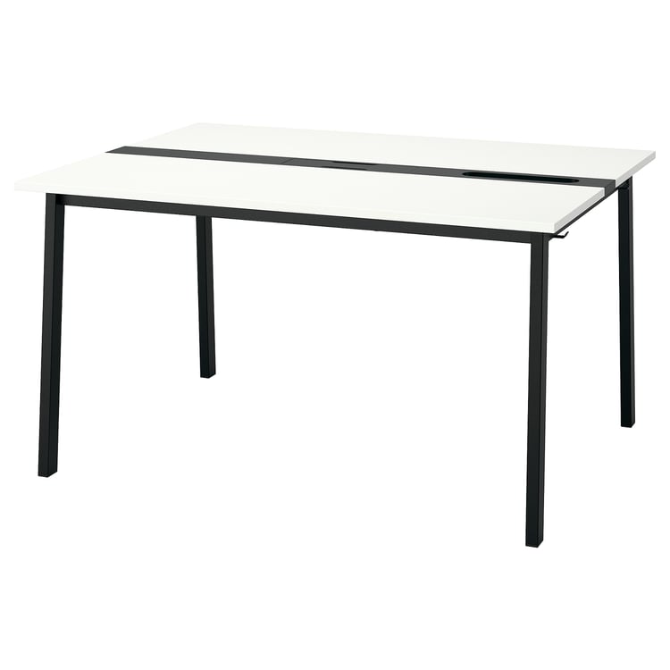 MITTZON underframe for conference table, black, 140x108x73 cm (551 ...
