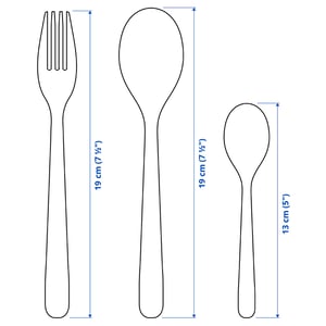 MOPSIG 12-piece flatware set - IKEA