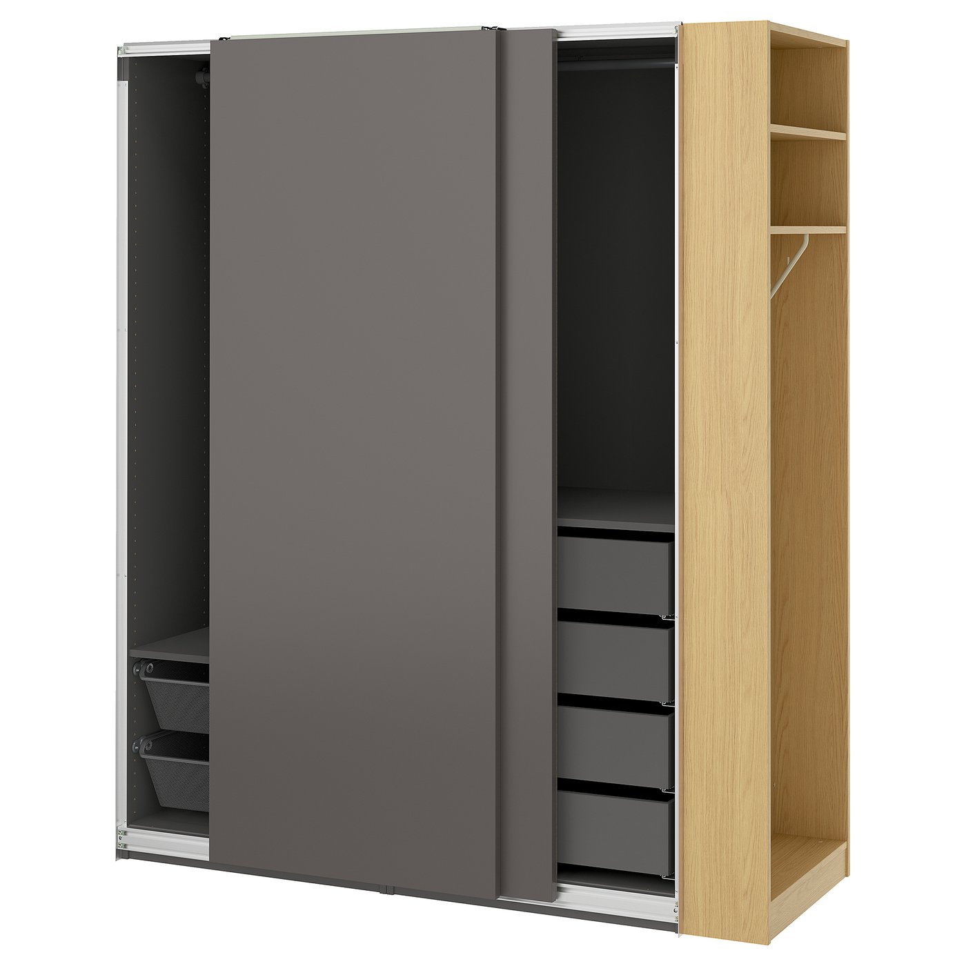 PAX / HASVIK wardrobe combination - IKEA