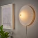 RORKULT wall lamp, stripe pattern/white glass, 35 cm (14") - IKEA
