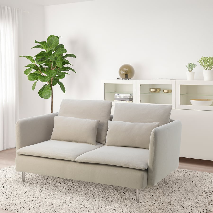 SÖDERHAMN compact sofa, Fridtuna light beige - IKEA