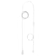 STRÅLA cord set, white, 4 m (157") - IKEA