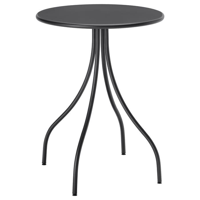 TÅNEBRO side table, indoor/outdoor/anthracite, 46 cm (181/8") - IKEA