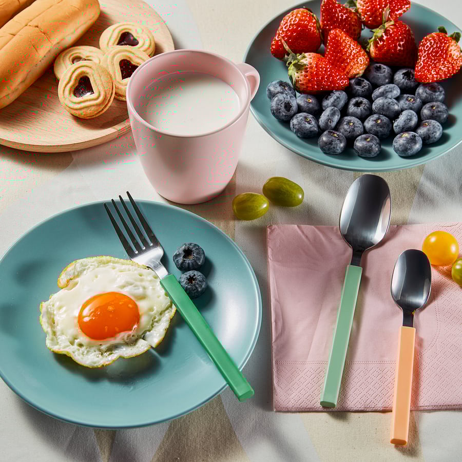 TÅNGMÄRLA 12-piece cutlery set, multicolor - IKEA