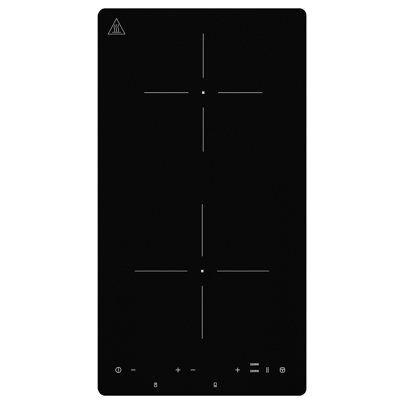 TILLREDA portable induction cooktop, 2 zones white - IKEA