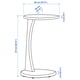 UGGLERUM side table, brown, 46x40 cm (181/8x153/4") - IKEA
