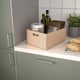UPPDATERA storage box, light bamboo, 24x32x15 cm (9 ½x12 ½x6") - IKEA