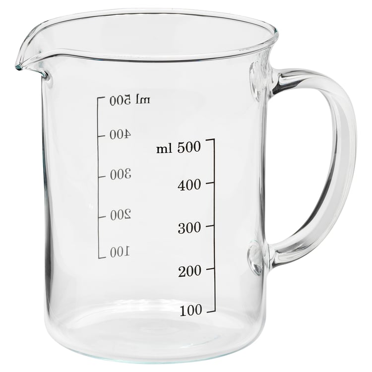 VARDAGEN measuring cup, glass, 0.5 l (17 oz) - IKEA