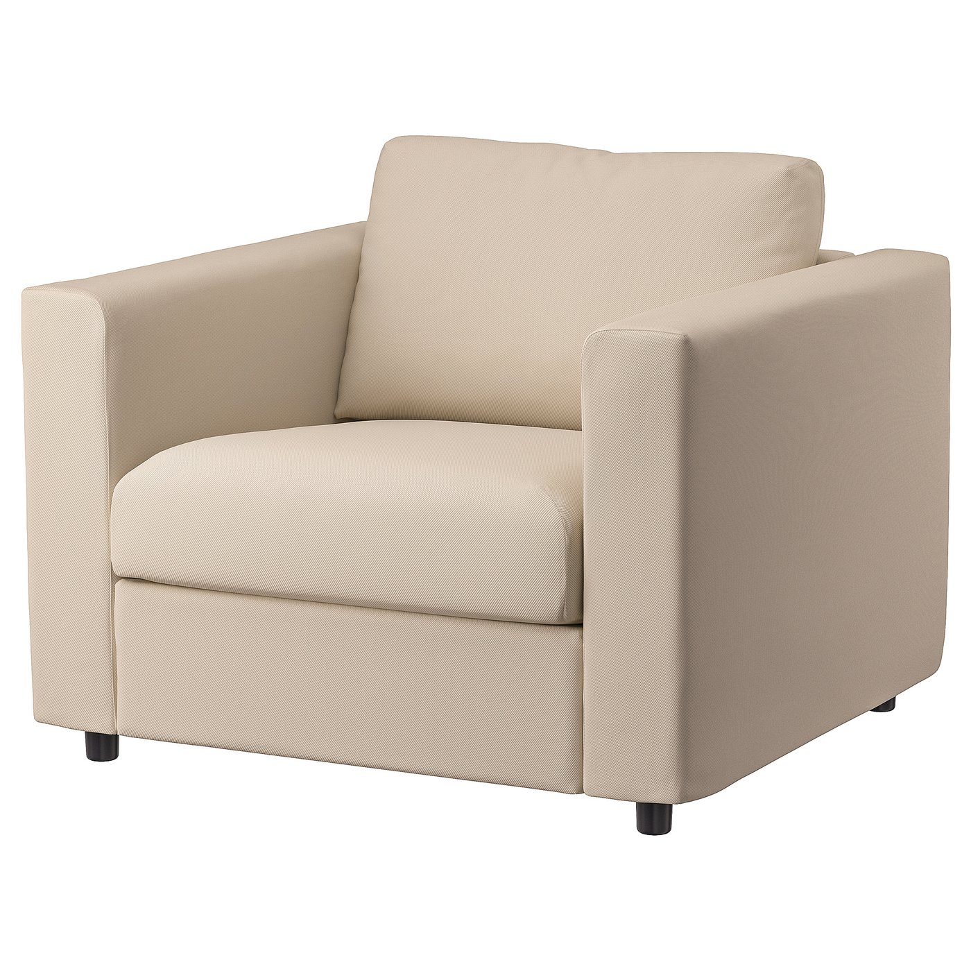VIMLE armchair, Hallarp beige - IKEA