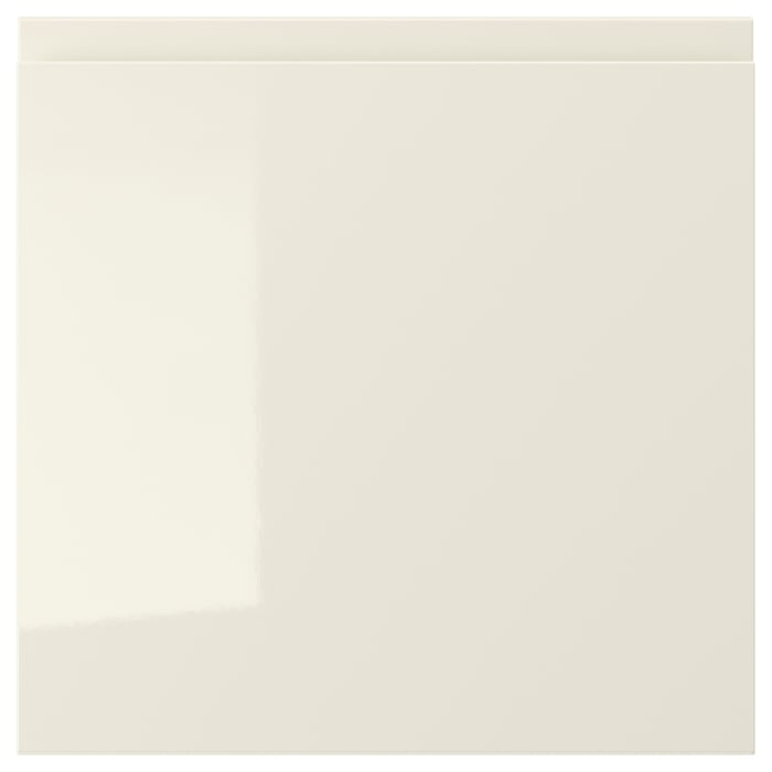 VOXTORP light-beige kitchen – glossy and minimal - IKEA