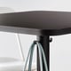 STENSELE bar table, anthracite/anthracite, 70x70 cm - IKEA Lithuania