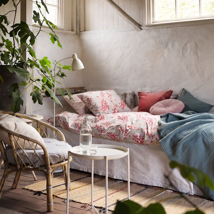 RAKLEV 라클레브 평직러그, 핸드메이드 내추럴/멀티컬러, 70x160 cm - IKEA