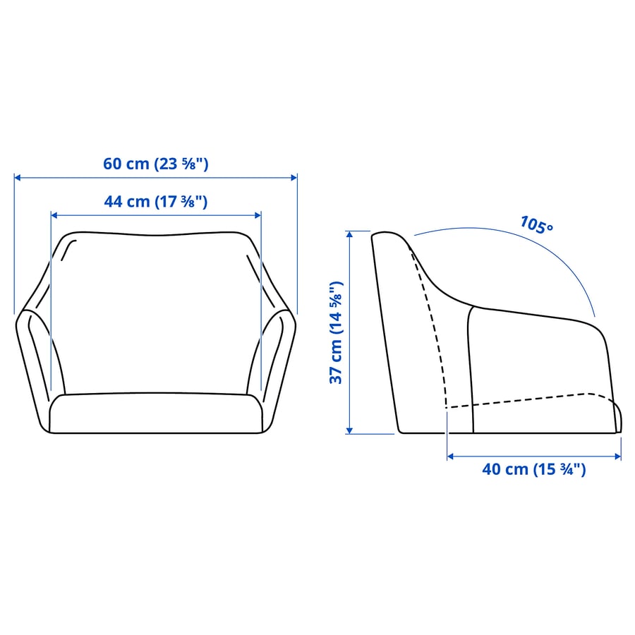 TOSSBERG هيكل مقعد, Gunnared بيج - IKEA