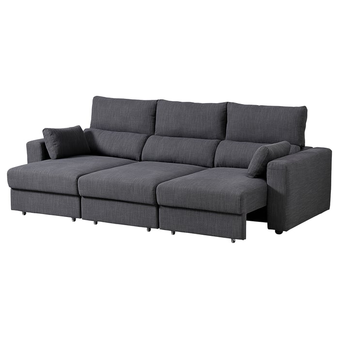 ESKILSTUNA sofa 3-osobowa, Hillared antracyt - IKEA