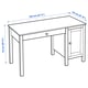 HEMNES biurko, czarnybrąz, 120x55 cm - IKEA
