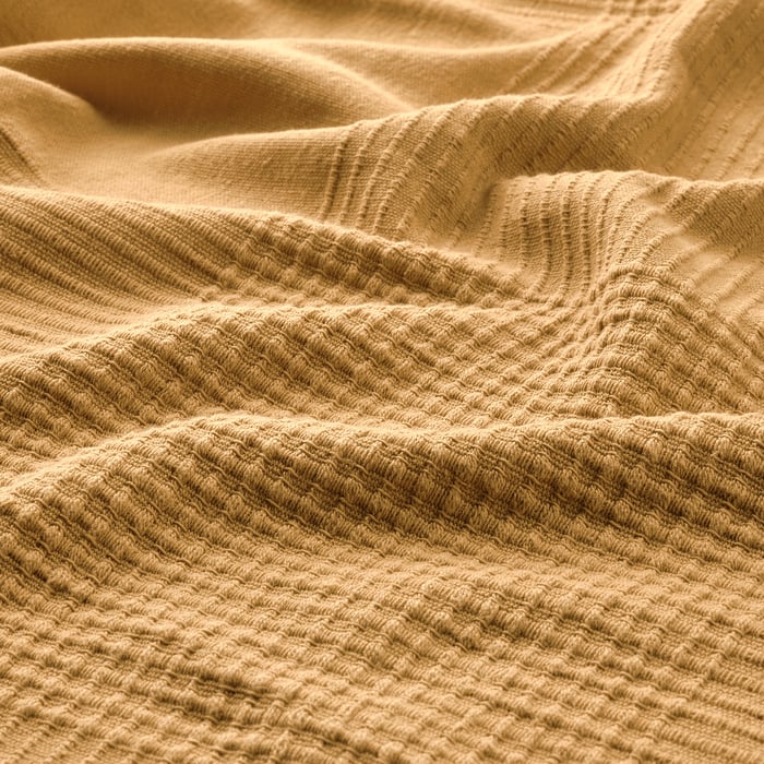 INDIRA narzuta, żółtobeżowy, 150x250 cm - IKEA