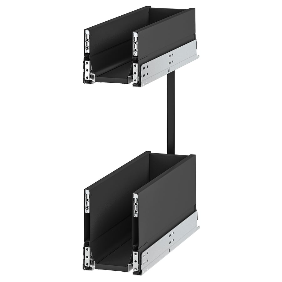 KNIVSHULT wysuwane akcesoria, ciemnoszary, 20 cm - IKEA