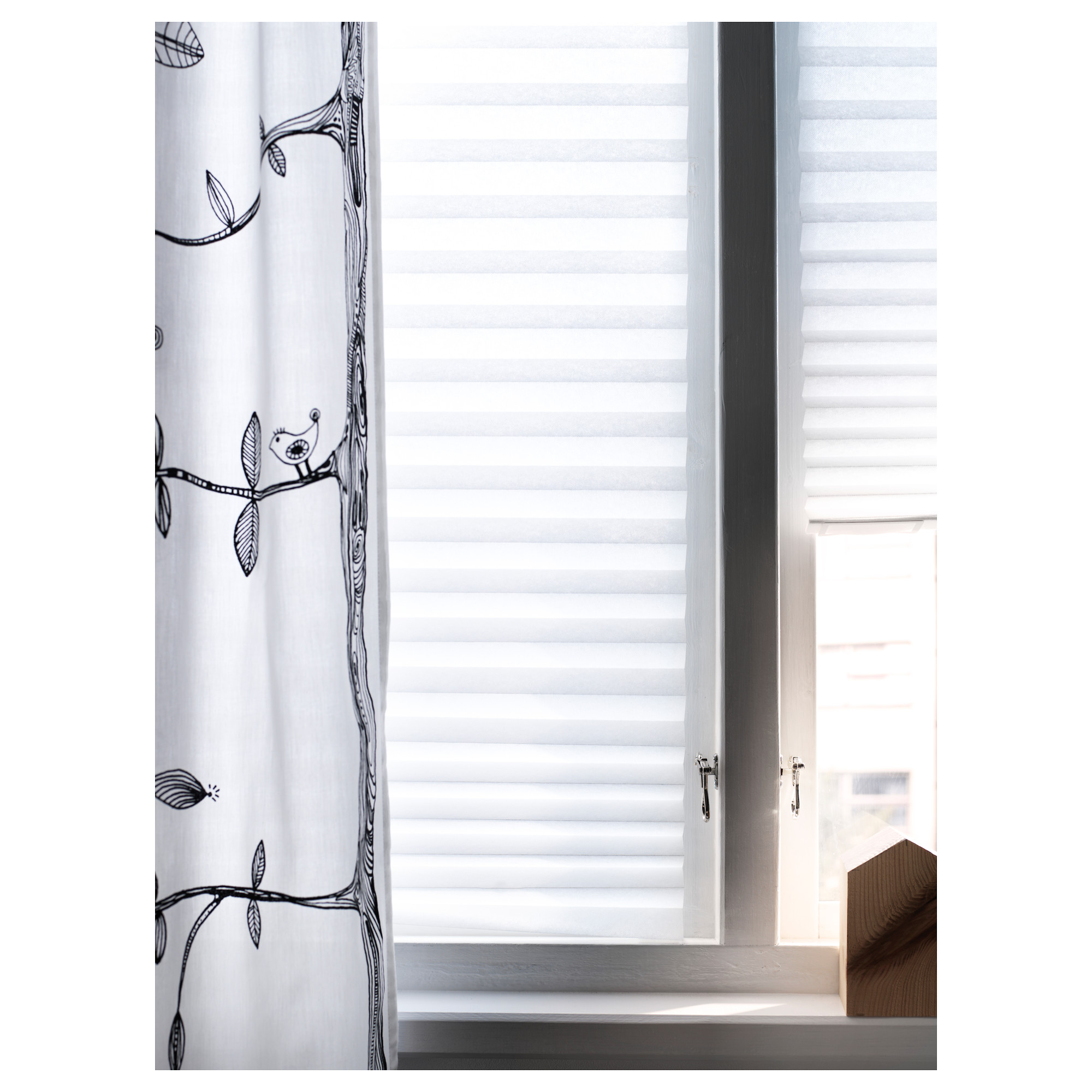 IKEA SCHOTTIS Жалюзи Плиссе, Белая, 90x190 См (202.422.82) — Купить ...