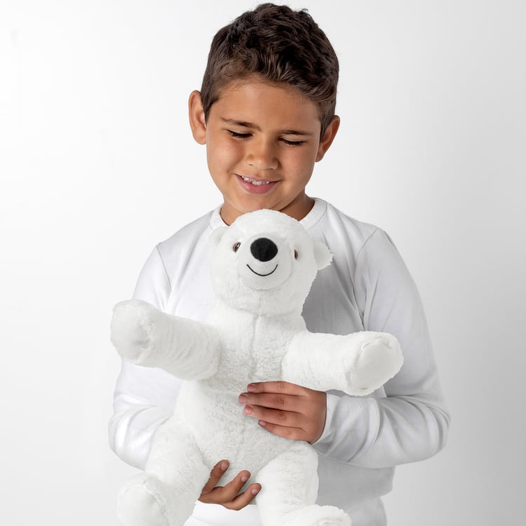 SNUTTIG pluszak, biały miś polarny, 29 cm - IKEA