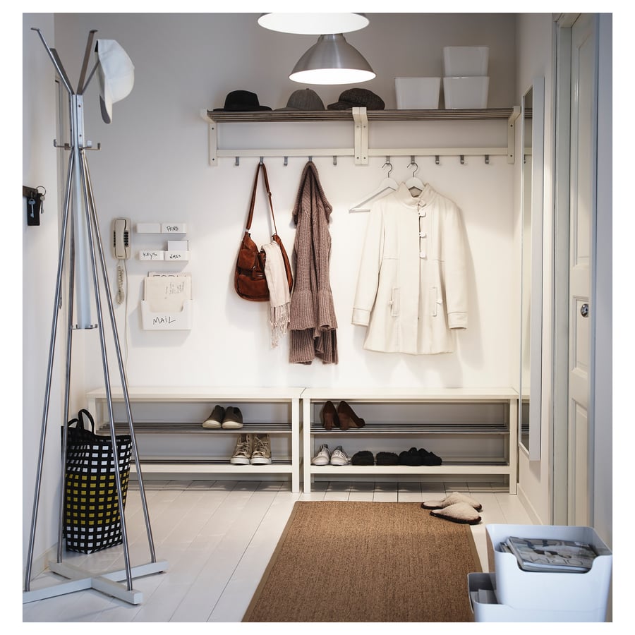 TJUSIG wieszak stojący, biały, 193 cm - IKEA