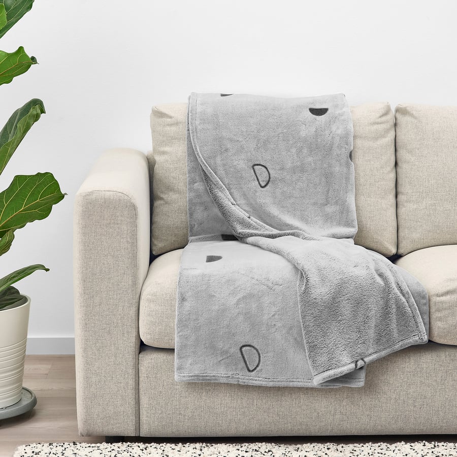 IKEA VANKRETS Покрывало, Светло-серое, 130x170 См (905.047.46) — в ...