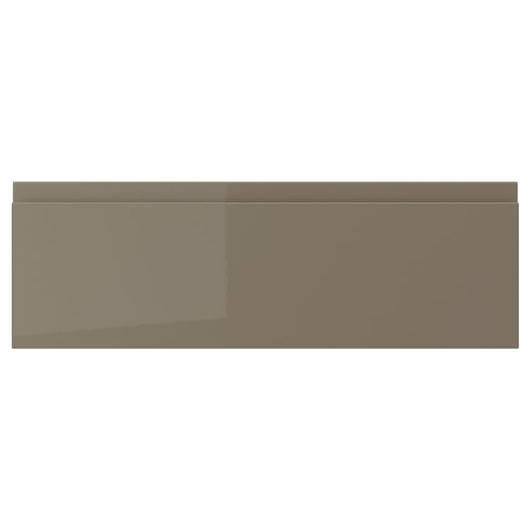 VOXTORP front szuflady, połysk ciemnoszarobrązowy, 60x20 cm - IKEA