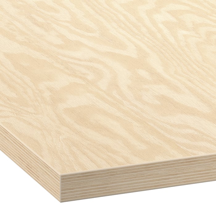 EKBACKEN worktop, plywood effect/laminate, 246x2.8 cm - IKEA